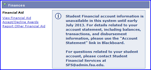 View Your Financial Aid Information / How To / Students / myFSU Student ... View Your Financial Aid Information / How To / Students / myFSU Student ...